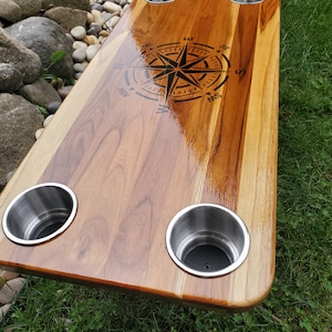 Boat Tables Teak| Cockpit Yacht |ready to Ship| FREE SHIPPING | Custom ...