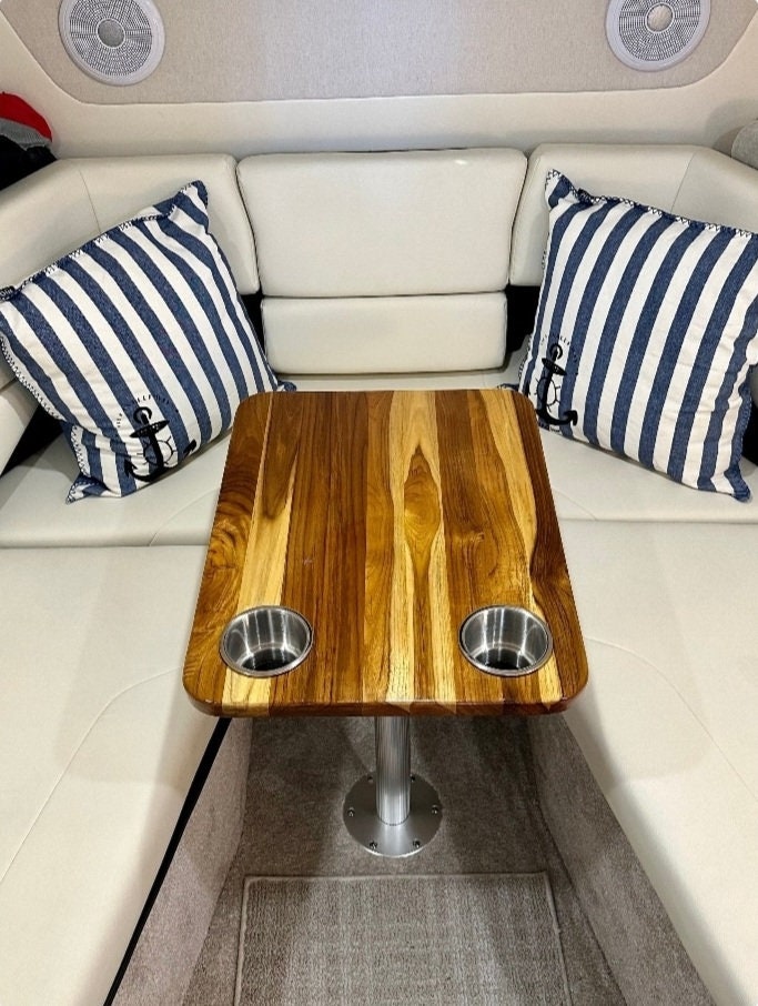 Custom Teak Table Top, Skoolie Bus, Camper, Boat, Dining - Etsy