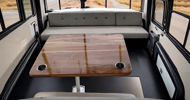Custom Teak Table Top, Skoolie Bus, Camper, Boat, Dining Motor Home - Etsy
