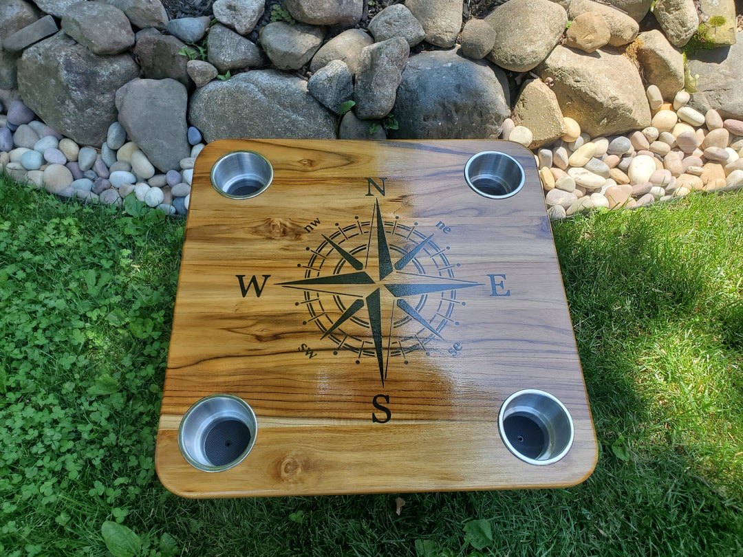 Boat Tables Teak| Cockpit Yacht |ready to Ship| FREE SHIPPING | Custom ...