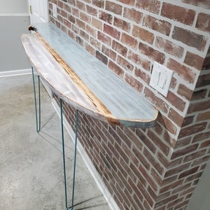 Surfboard Bar Countertop Set 6 Foot With 2 Matching Stools Desk Beach ...