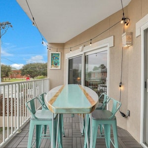 Surfboard Bar Countertop Table Top 5 or 6 Foot Set Beachy Home Hawaiian ...