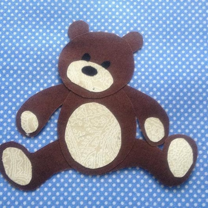 Freddy Bear Applique - Etsy Australia