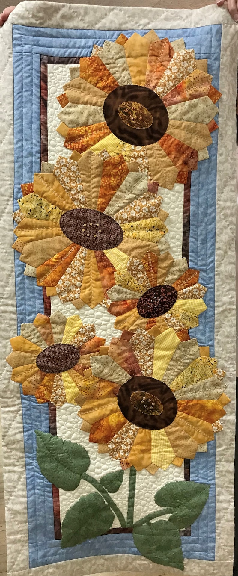 Sunflower Wall Hanging PDF Pattern - Etsy