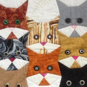 Cat Pattern English Paper Piecing Pdf Download - Etsy
