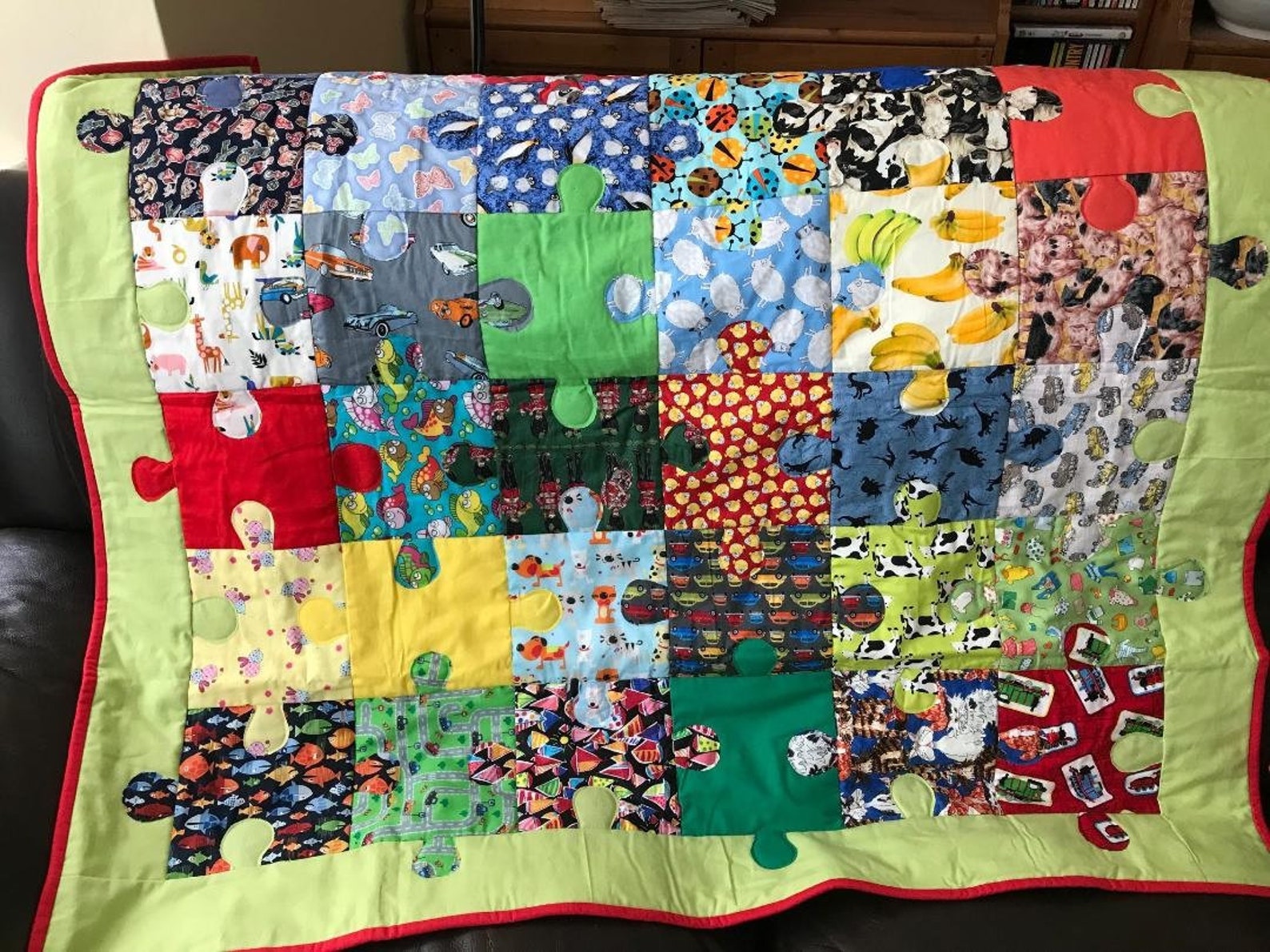 Jigsaw Quilt Pattern - Etsy
