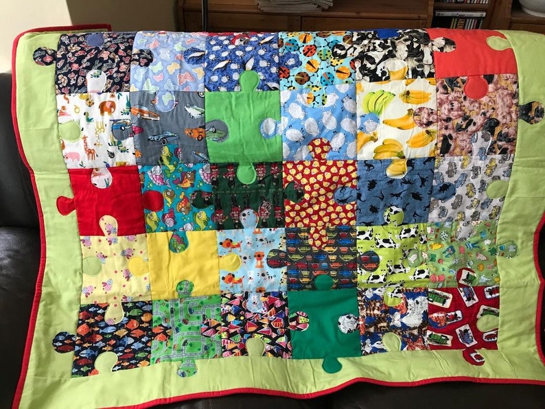 Jigsaw Quilt Pattern - Etsy