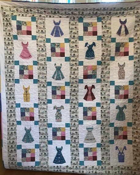 Patchwork Pattern for a Dresses Quilt - Foundation Pieced - Etsy