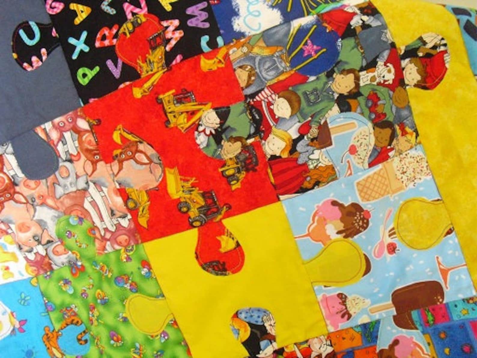 Jigsaw Quilt Pattern - Etsy