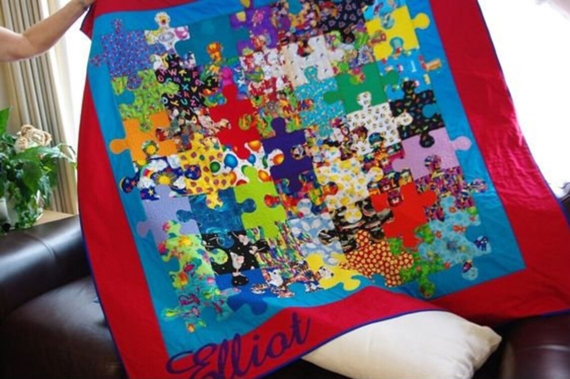 Jigsaw Quilt Pattern - Etsy