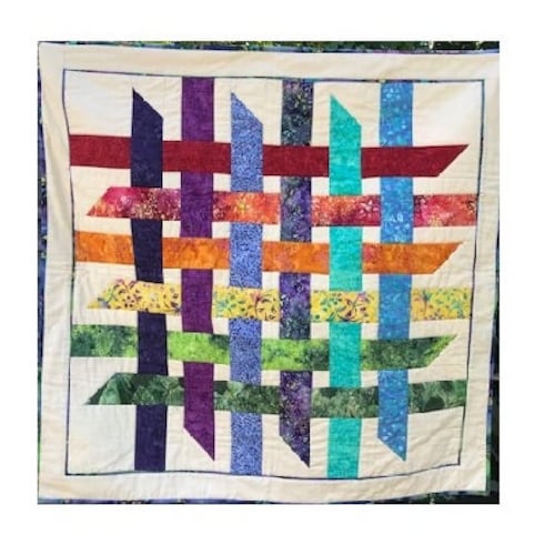 Color Weave Digital Quilt Pattern by Christa Watson of - Etsy