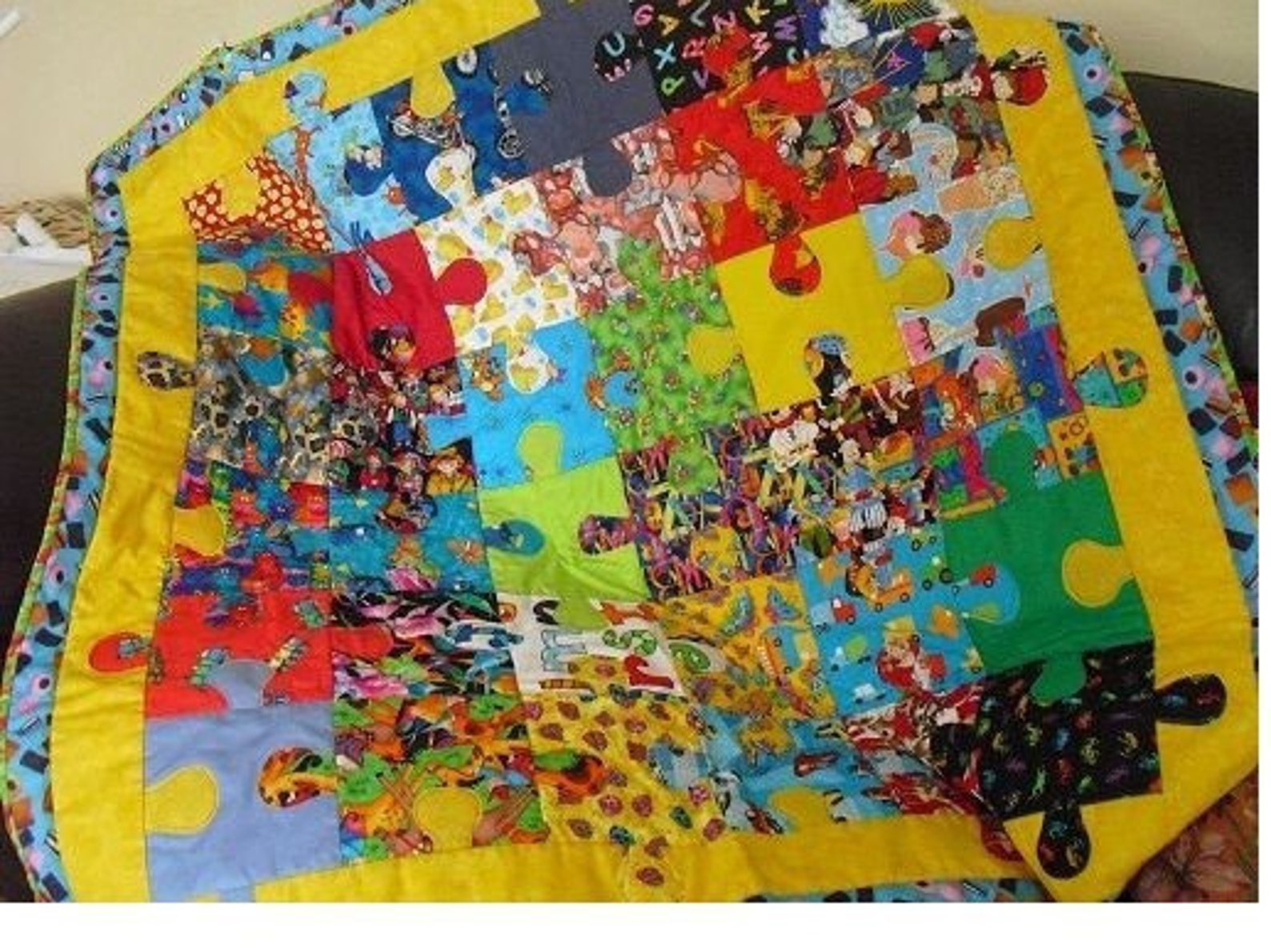 Jigsaw Quilt Pattern - Etsy
