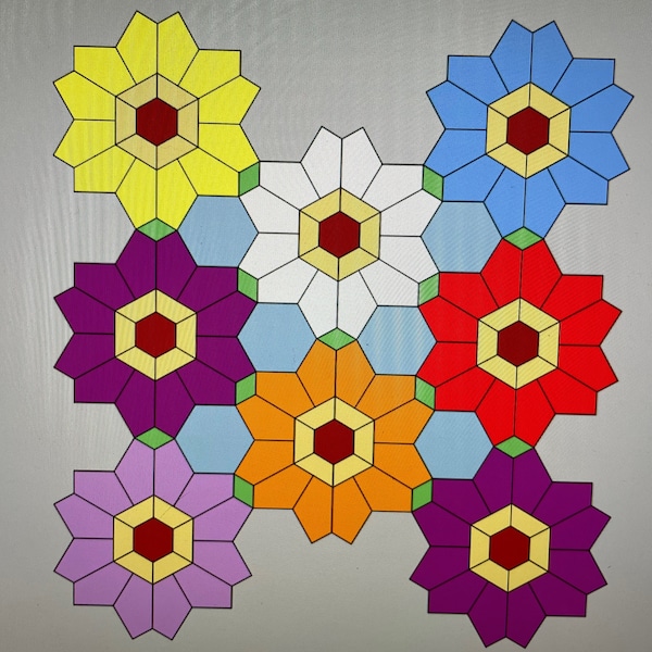 English Paper Piecing Templates - Etsy