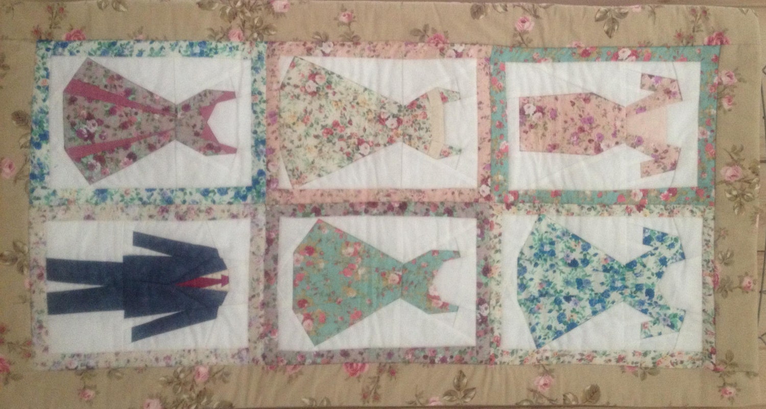 Patchwork Pattern for a Dresses Quilt - Foundation Pieced - Etsy