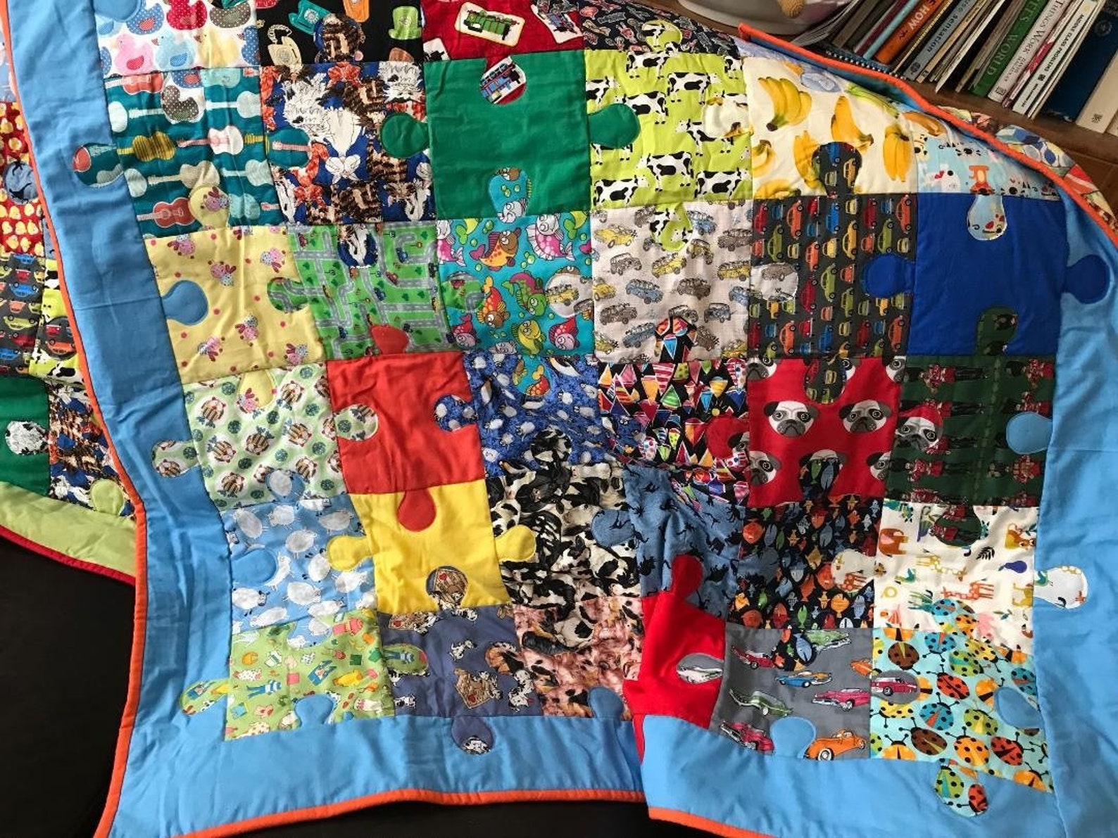 Jigsaw Quilt Pattern - Etsy