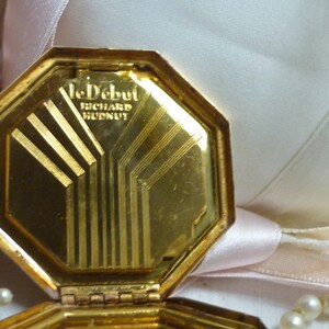 Richard Hudnut Rouge Compact Round 1930's Vintage Travel POWDER ...