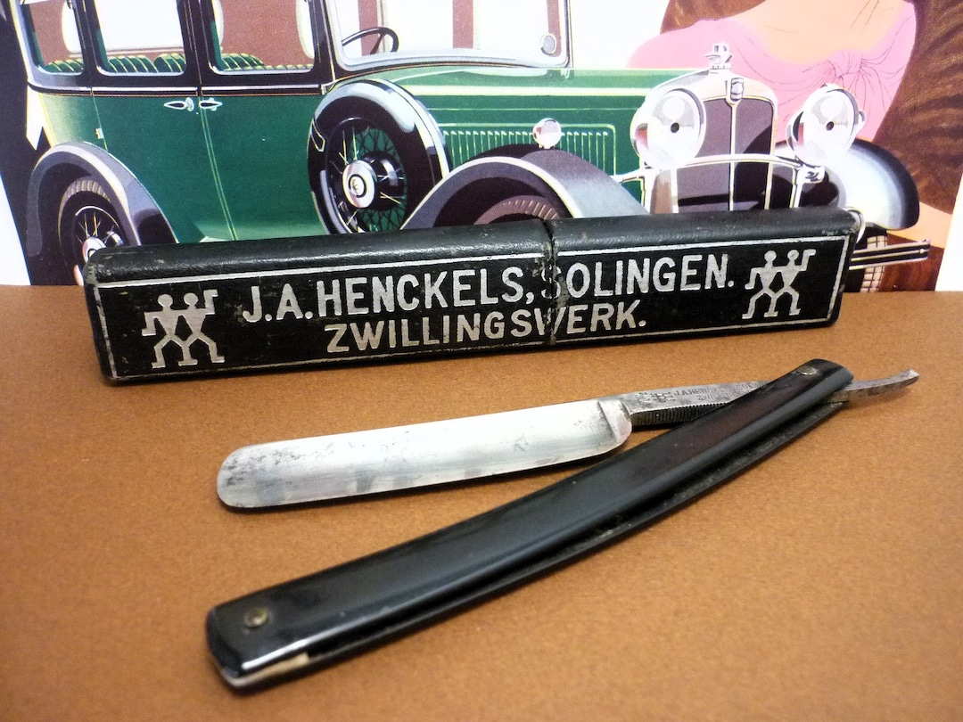 Rare Vintage Straight Razor,j.a.henckels Solingen ZWILLINGSWERK GERMANY ...