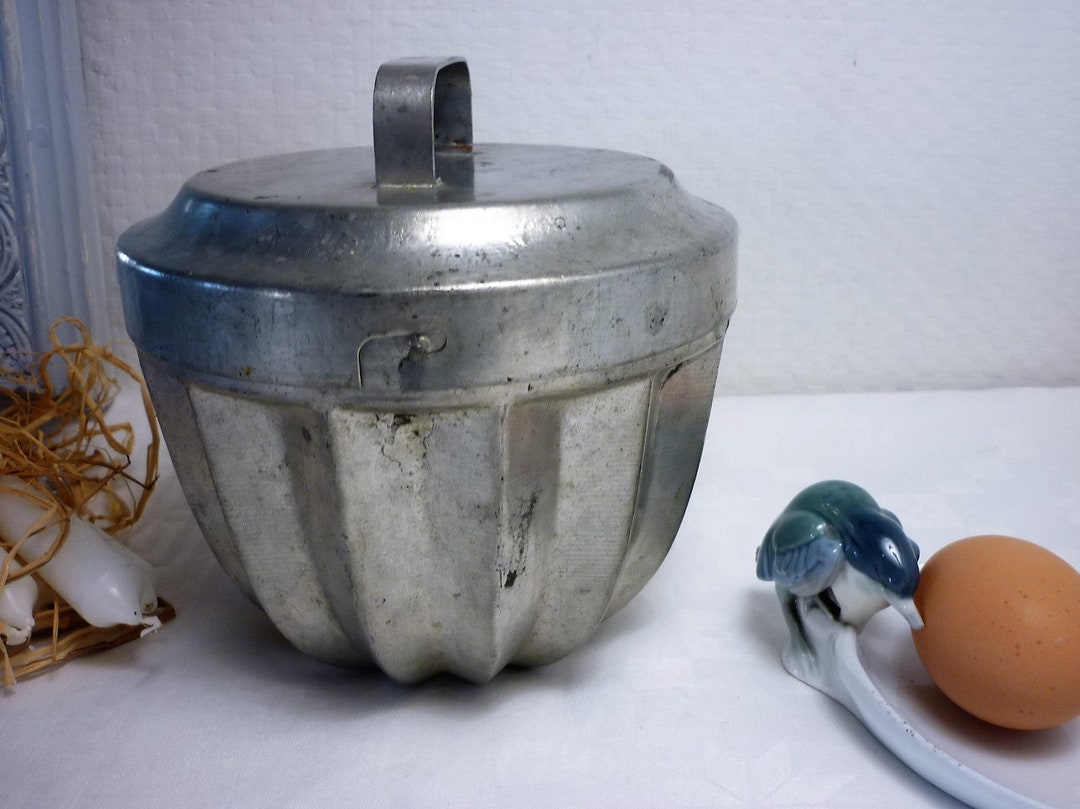 Vintage French ICE MOULD Pudding Mold SHABBY Iron Pudding Mold - Etsy