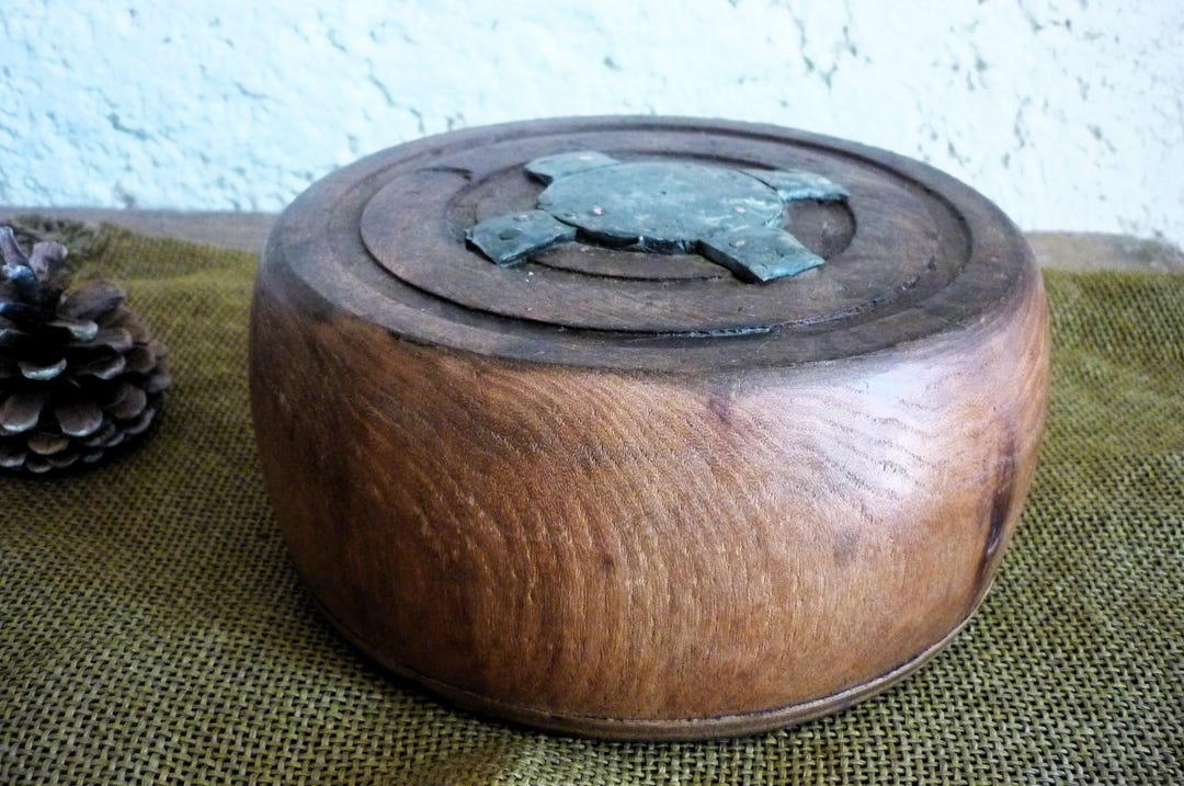 Antique French Wooden Boule for Outdoor Bowling Antique Wooden Lawn ...