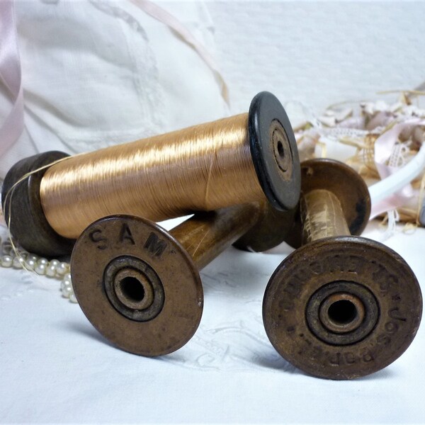 French Wooden Bobbin - Etsy