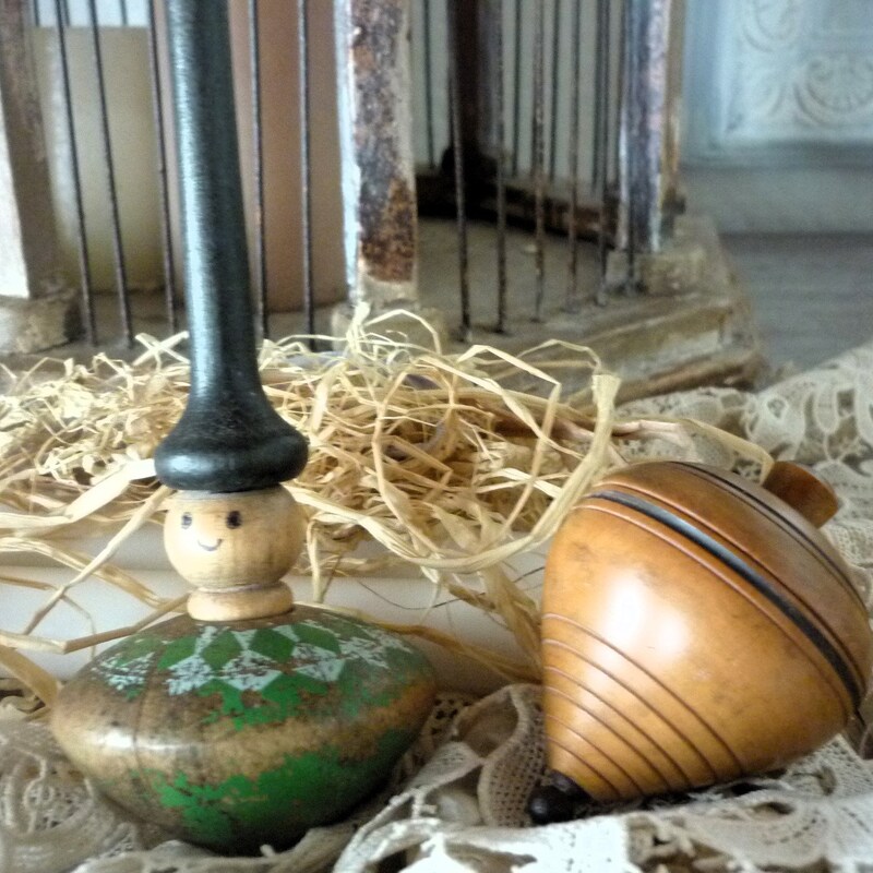 Wooden Spinning Tops - Etsy