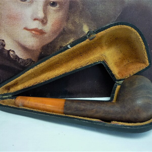 Vintage Pipe and Tobacco Holder - Etsy