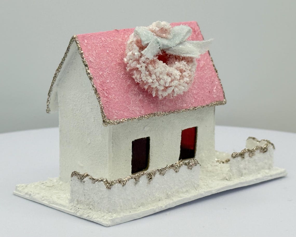 Vintage Putz House, Precious Tiny Cottage - Restored - Etsy