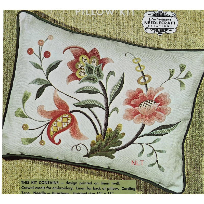 Vintage Crewel Kit - Etsy