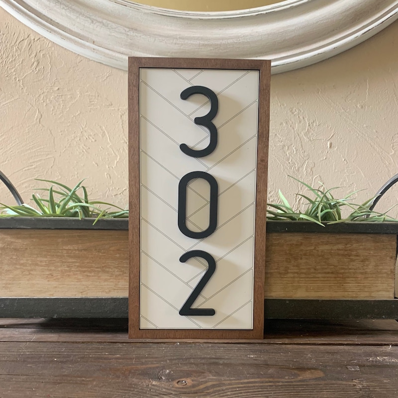Wooden Address Sign - Etsy