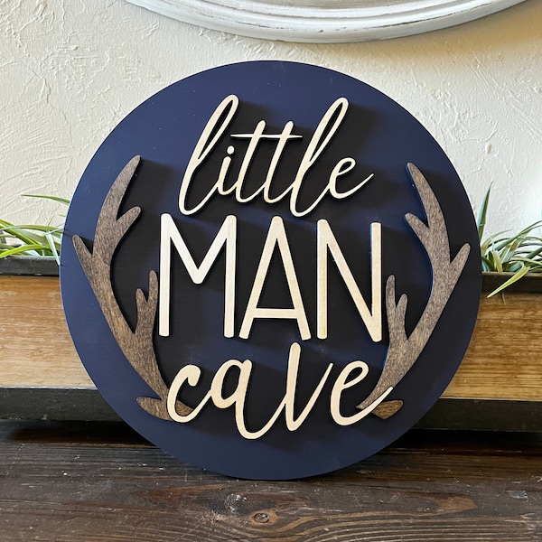 Little Man Door Sign - Etsy