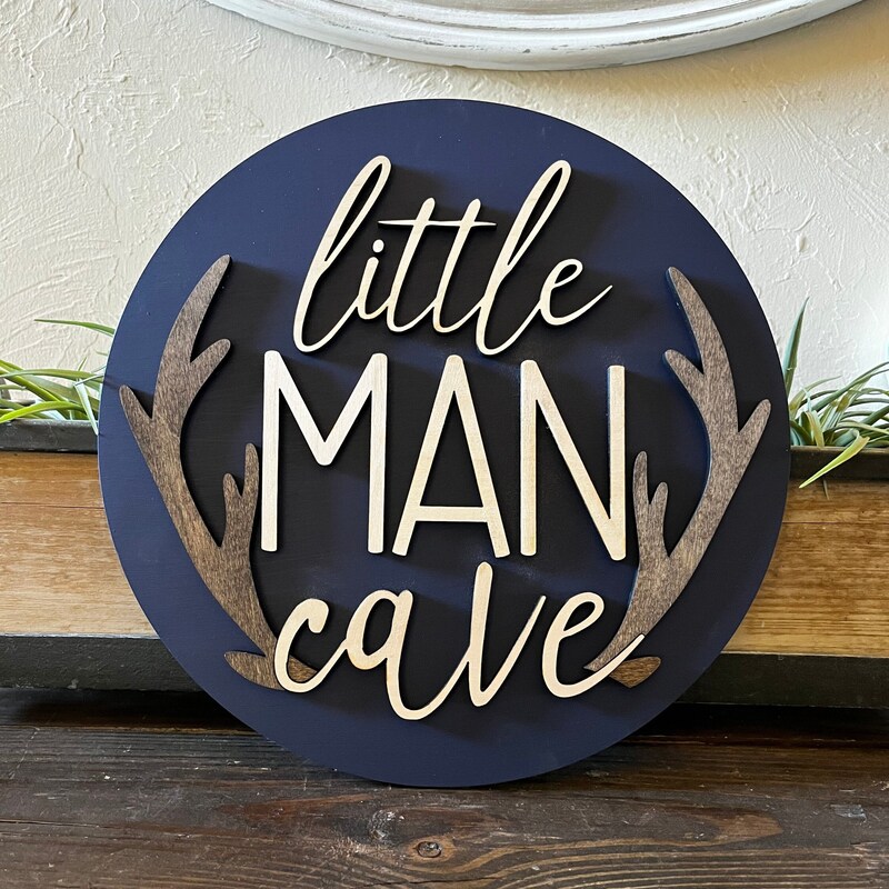 Little Man Door Sign - Etsy