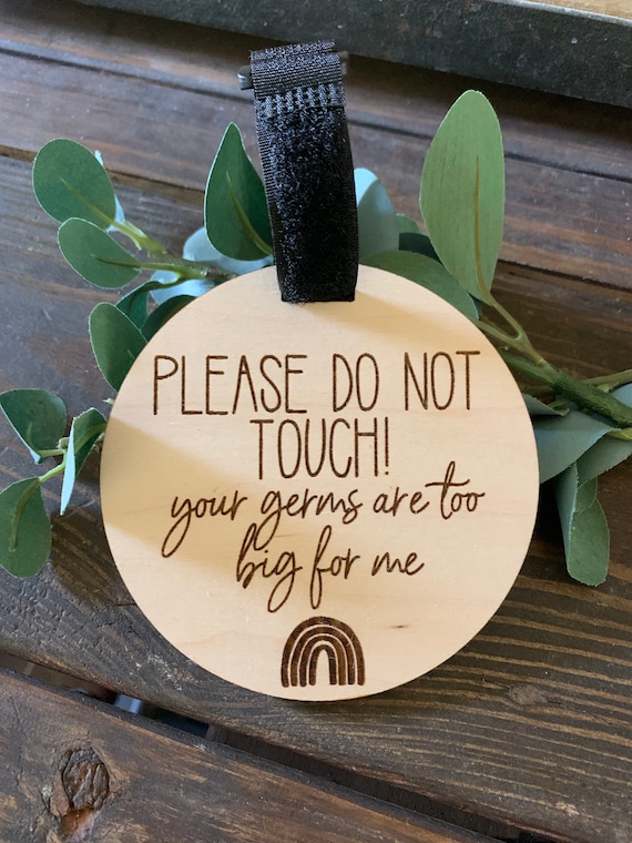 Please Do Not Touch Engraved Wooden Sign Baby Shower Gift - Etsy