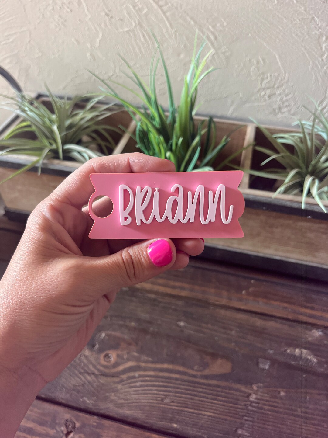 Personalized Acrylic 3D Name Tag for Stanley Tumbler H2.0 || 40oz ...