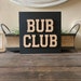 Bub Club Square 3D Wooden Sign || Boys Room Decor || Baby Shower Gift ...