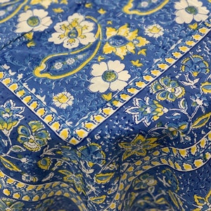 Indian Hand Block Print Bed Sheet/double Size Cotton Bed Sheet/floral ...