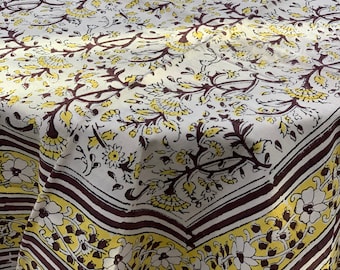 Indian Hand Block Print Bed Sheet/double Cotton Bed | Etsy