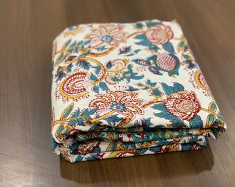 Block Print Bed Sheet | Etsy