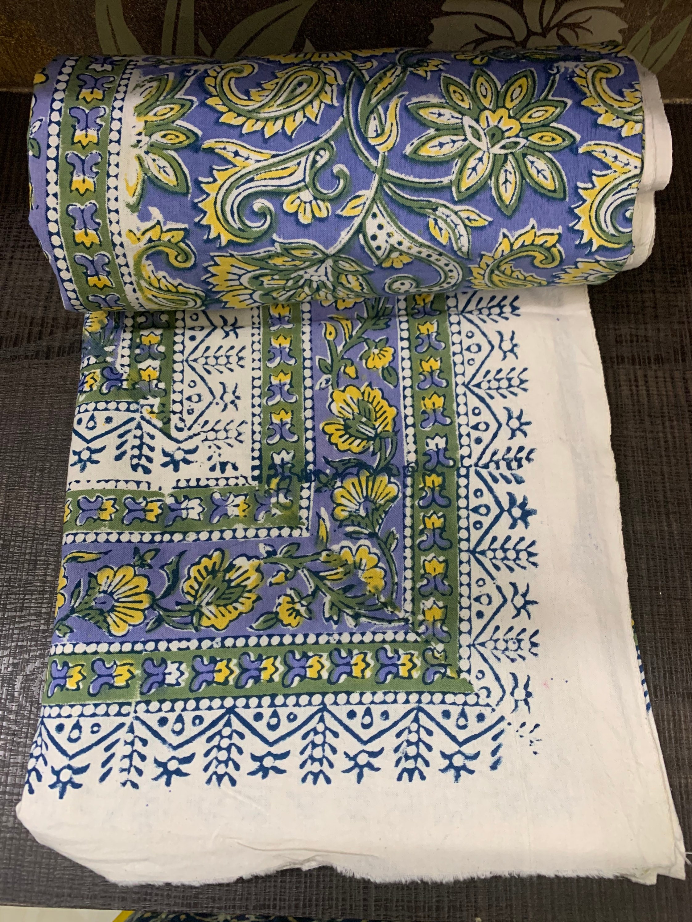 Indian Hand Block Print Bed Sheet/double Cotton Bed - Etsy