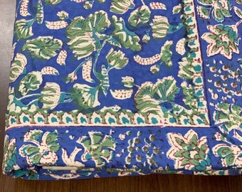 Indian Hand Block Print Bed Sheet/double Cotton Bed - Etsy