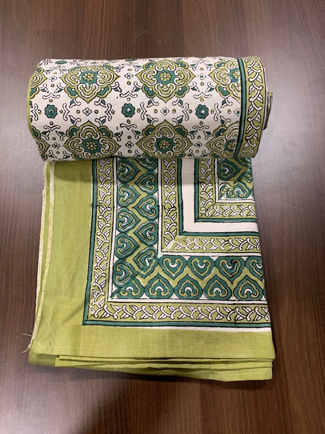 Indian Hand Block Print Bed Sheet/double Cotton Bed - Etsy
