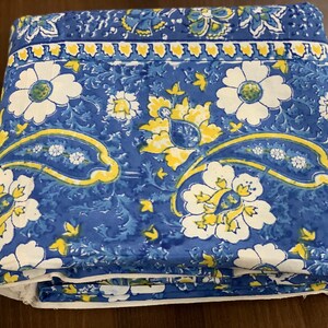 Indian Hand Block Print Bed Sheet/double Size Cotton Bed Sheet/floral ...