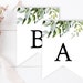 Greenery Editable Bunting, Leaves DIY Banner Template, Foliage Custom ...