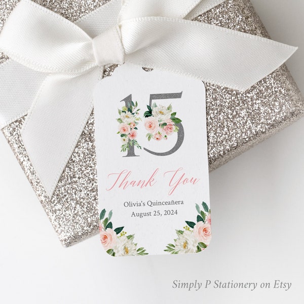 Quinceanera Favor Stickers - Etsy