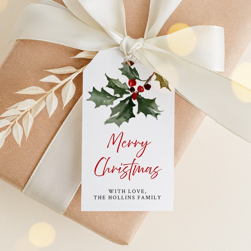 Holly Gift Tags - 60+ Gift Ideas for 2024