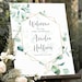 Eucalyptus Geometric Editable Welcome Sign, Greenery Baby Shower Sign ...