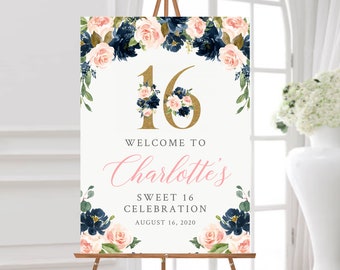 Sweet 16 Sign - Etsy