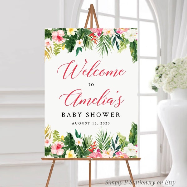Tropical Baby Shower - Etsy