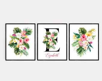 Tropical Name Art - Etsy