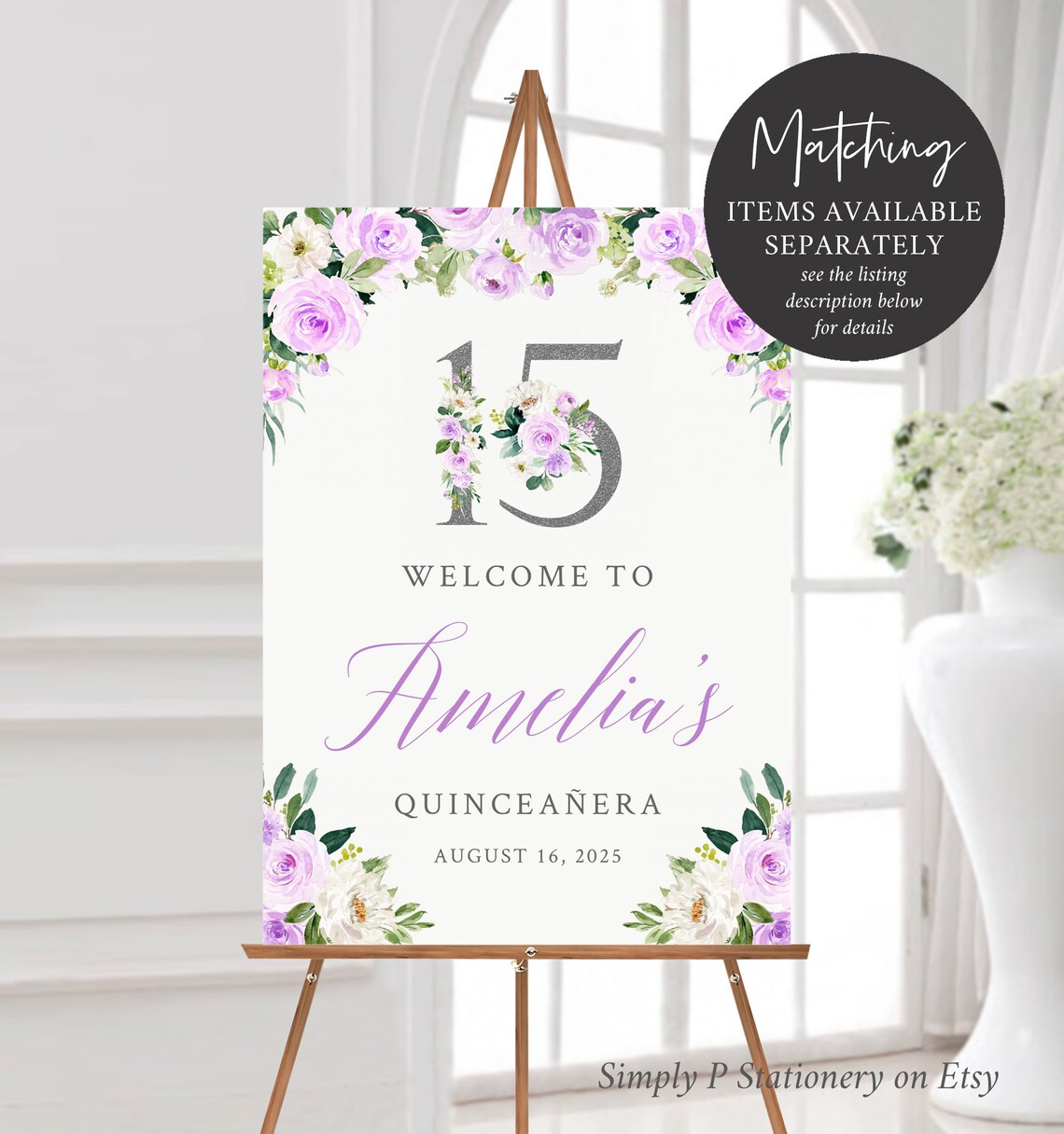 Lilac Quinceañera Program, Quinceañera Order of Events, Printable ...