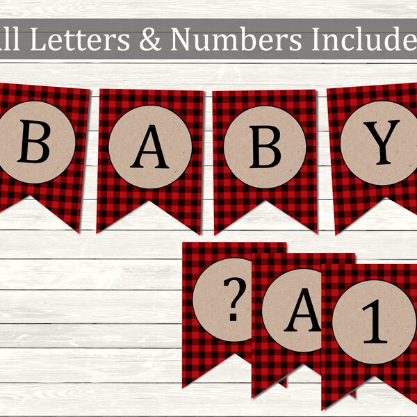 Lumberjack Banner - Etsy